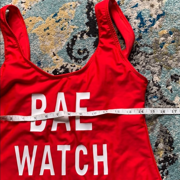 Swim | Bae Watch Red Swimsuit | Poshmark